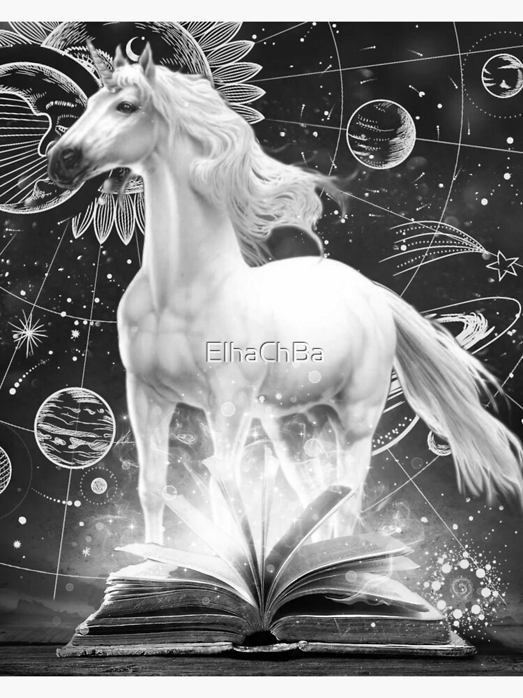 "Astral unicorn " Sticker for Sale by ElhaChBa | Redbubble