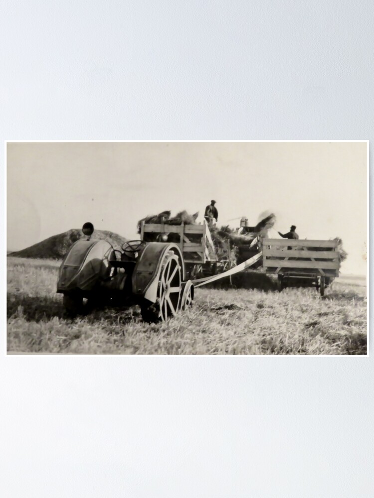 "Feeding The Threshing Machine" Poster by MaeBelle | Redbubble