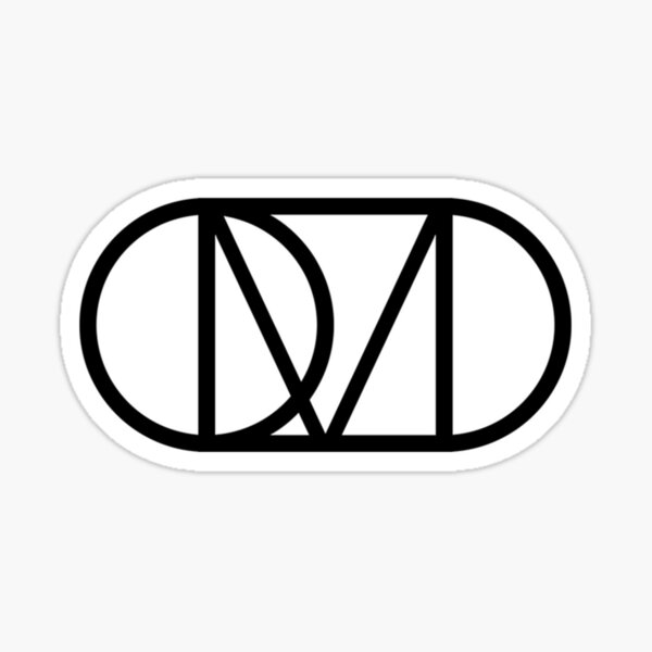 "O.M.D logo" Sticker by Schroeder53 | Redbubble