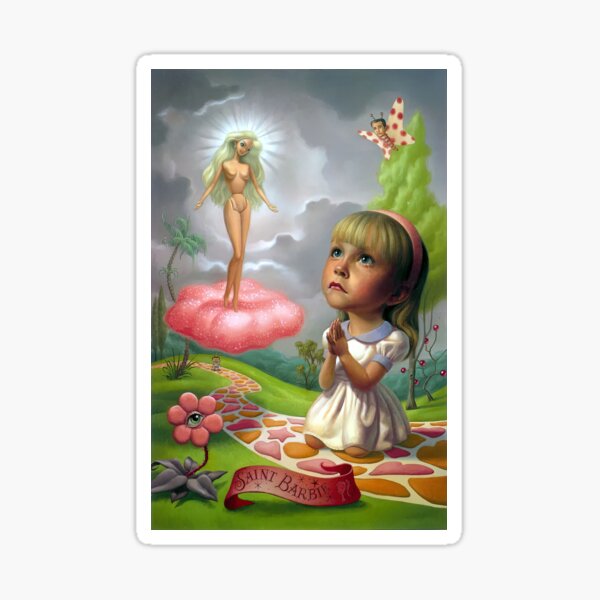 "Saint Barbie" Sticker for Sale by AmalieKuru-Pass | Redbubble