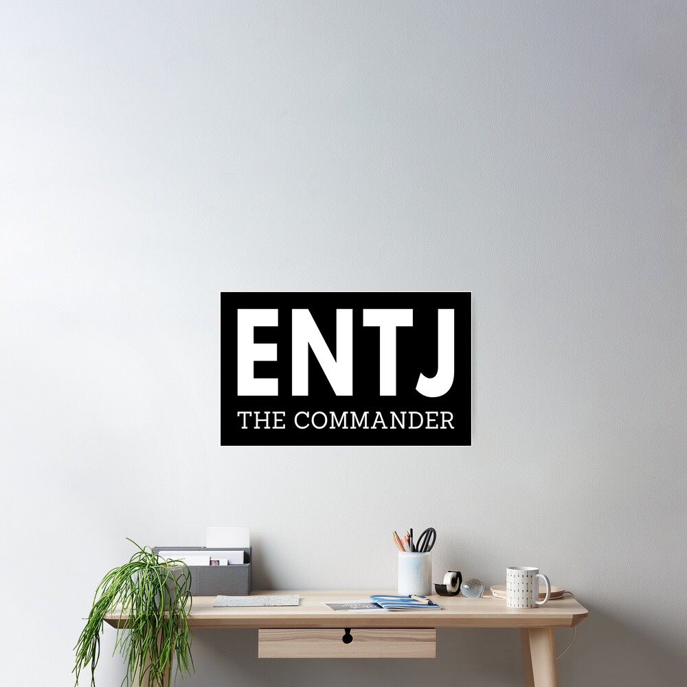 Póster «ENTJ the Commander Personality Database MBTI Tipos de ...