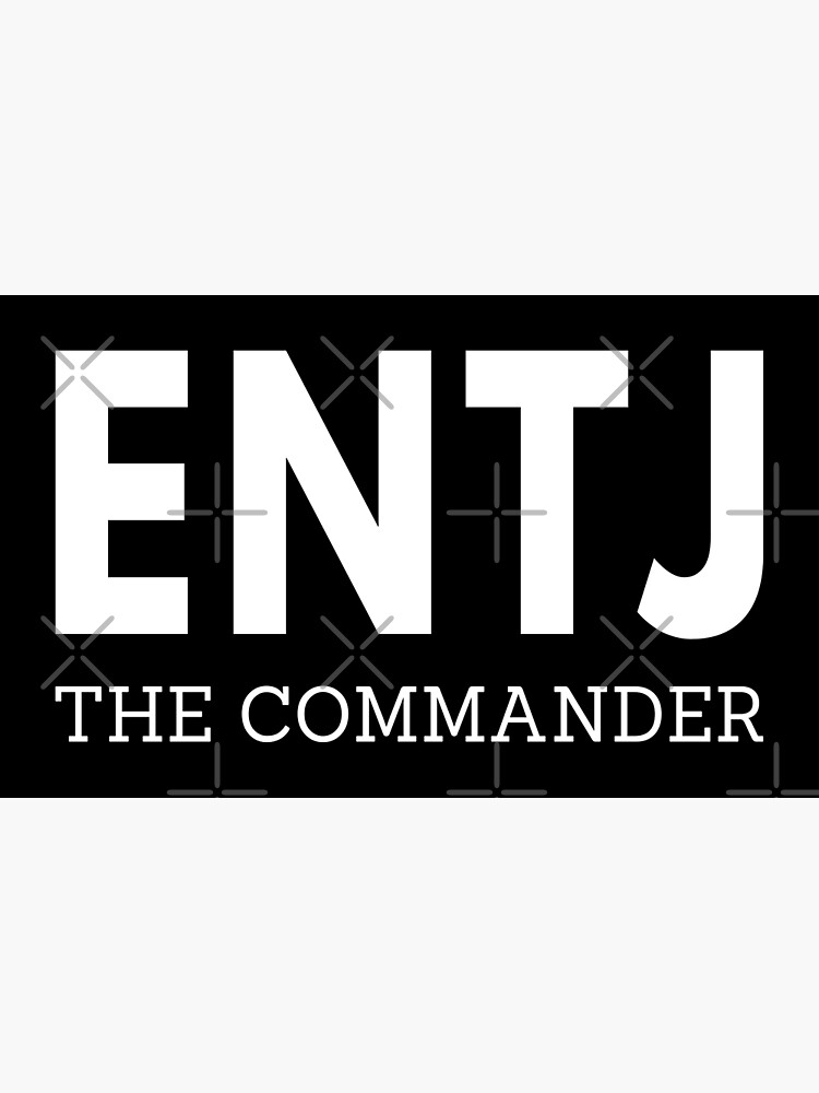 Póster «ENTJ the Commander Personality Database MBTI Tipos de ...