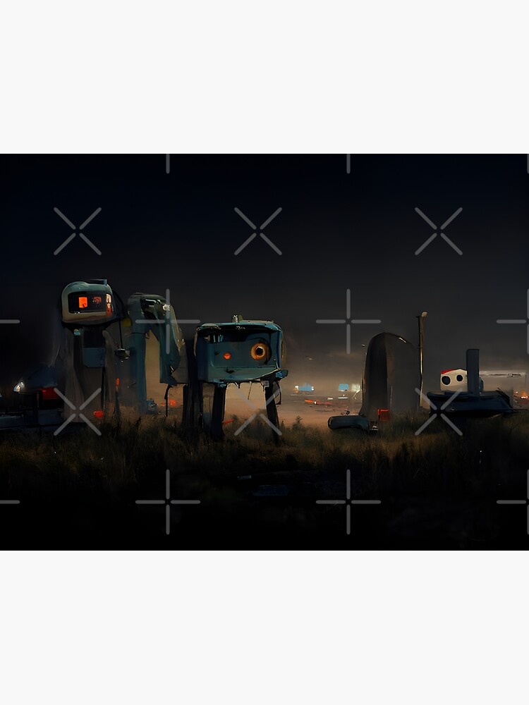 "Robot Graveyard #2" Poster for Sale by philsouth | Redbubble