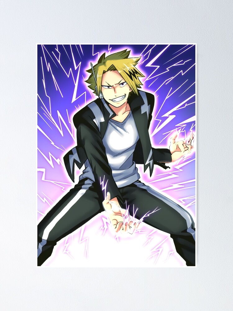 Póster «Denki Kaminari My Hero Academia Dibujo» de antioneart | Redbubble