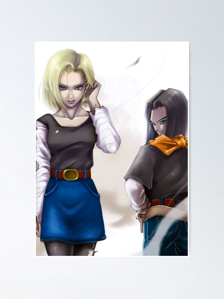 "Android 18 Dragon Ball Drawing" Poster for Sale by antioneart | Redbubble