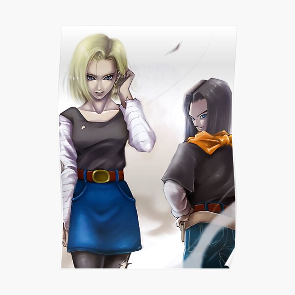 "Android 18 Dragon Ball Drawing" Poster for Sale by antioneart | Redbubble