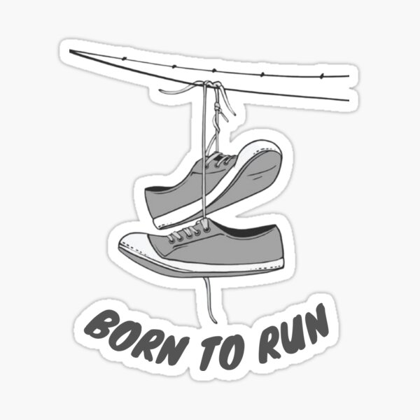 "Born to run" Sticker for Sale by kornjaca10 | Redbubble