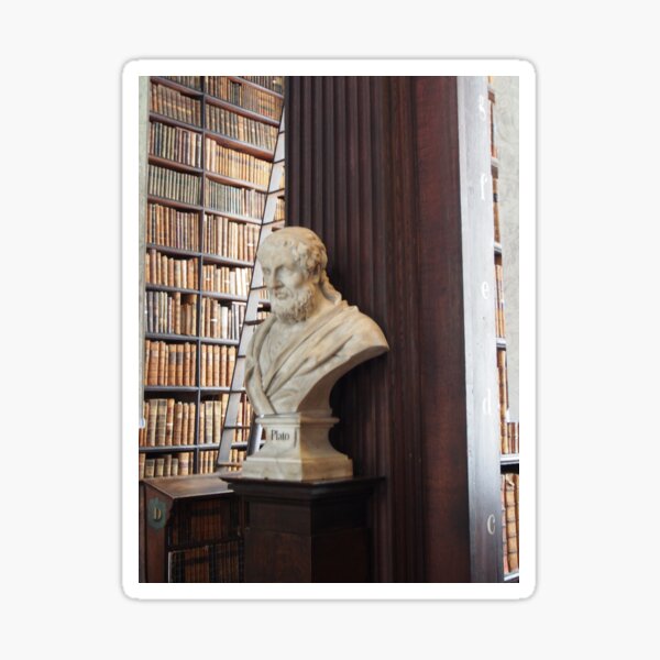 "plato" Sticker by Sankofa | Redbubble
