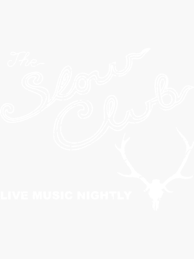 "BEST SELLER - Blue Velvet - The Slow Club Merchandise" Sticker by ...