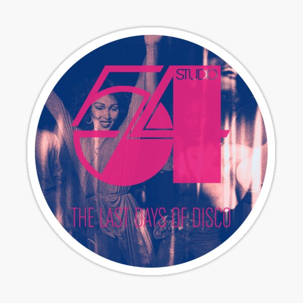 "Studio 54" Sticker by GRAFIKA65 | Redbubble