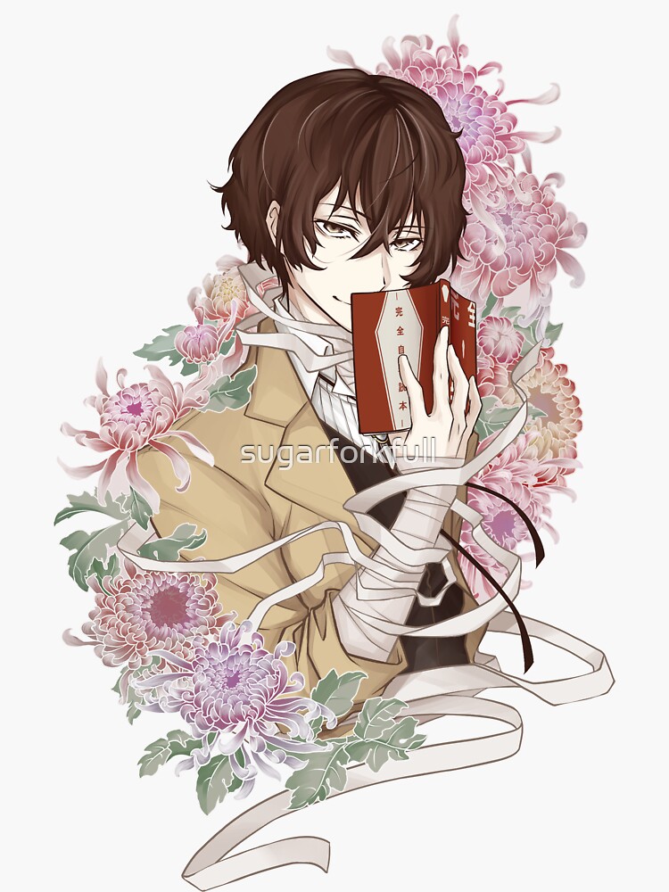 "Dazai" Sticker for Sale by sugarforkfull | Redbubble