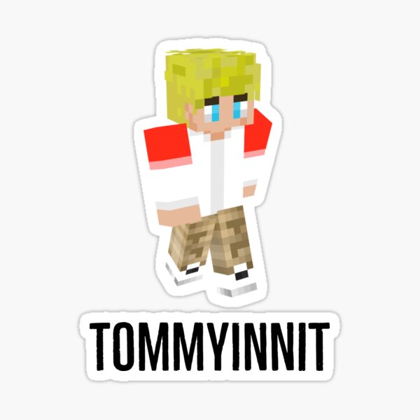 "tommyinnit minecraft " Sticker by bestizeyy | Redbubble
