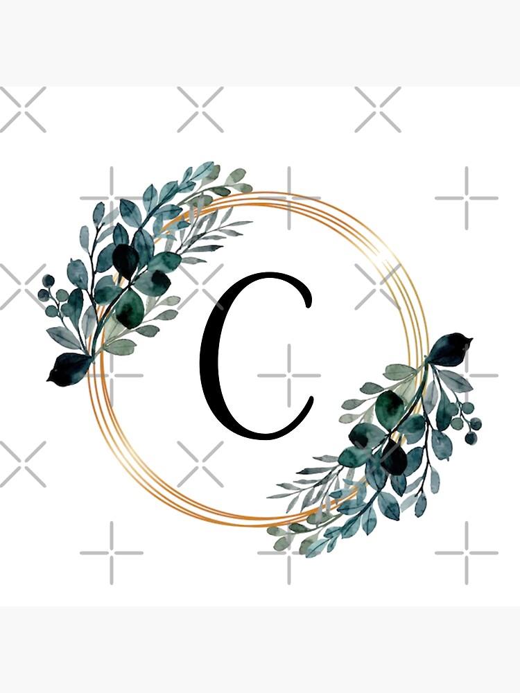 Printable Monogram Letter C