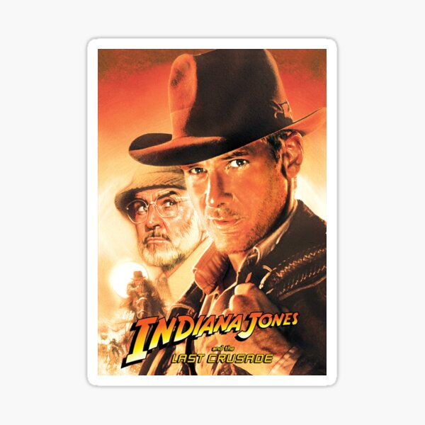"Indiana Jones and the Last Crusade" Sticker by AlekVeliki | Redbubble