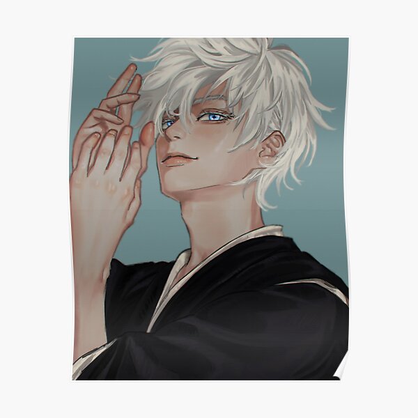"GOJO SATORU (without shade)" Poster for Sale by zuyuancesartwo | Redbubble