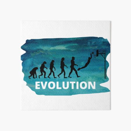 "Evolution of Basketball" Art Board Print for Sale by imagine99 | Redbubble