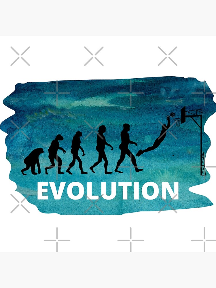 "Evolution of Basketball" Poster for Sale by imagine99 | Redbubble