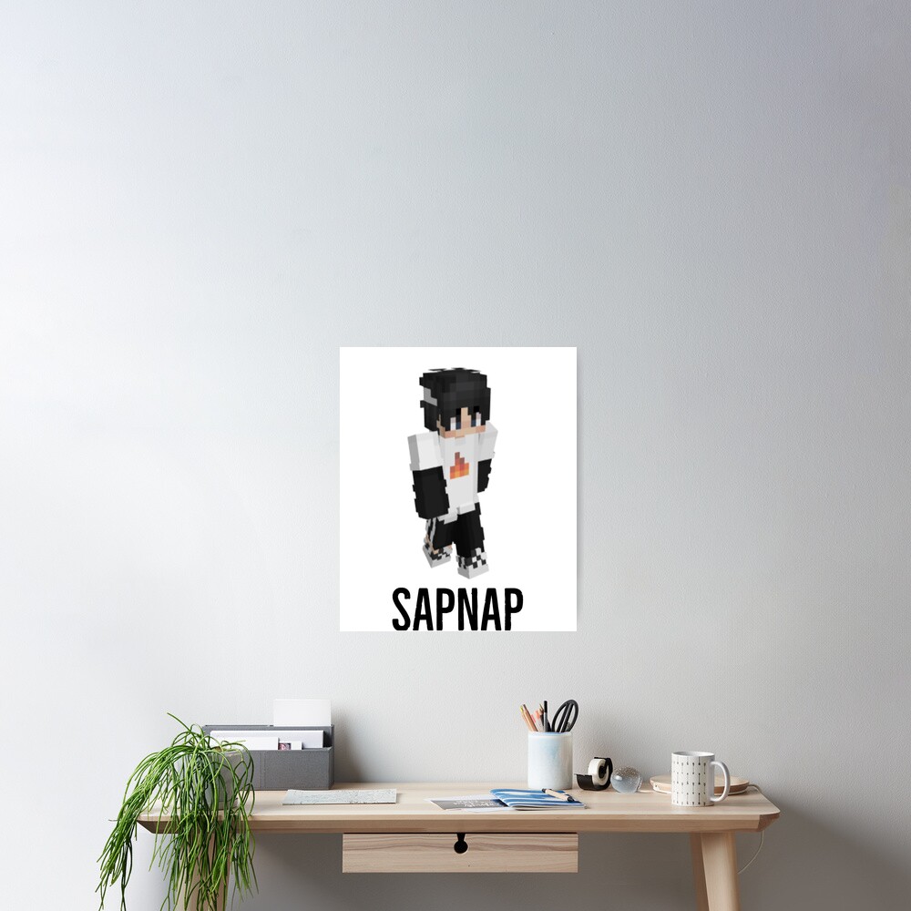 "sapnap minecraft " Poster for Sale by bestizeyy | Redbubble