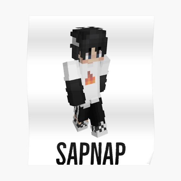 "sapnap minecraft " Poster for Sale by bestizeyy | Redbubble
