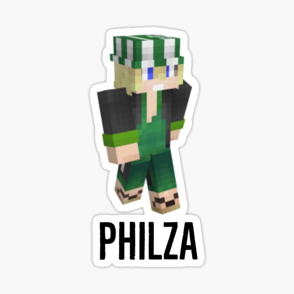 "philza minecraft " Sticker for Sale by bestizeyy | Redbubble