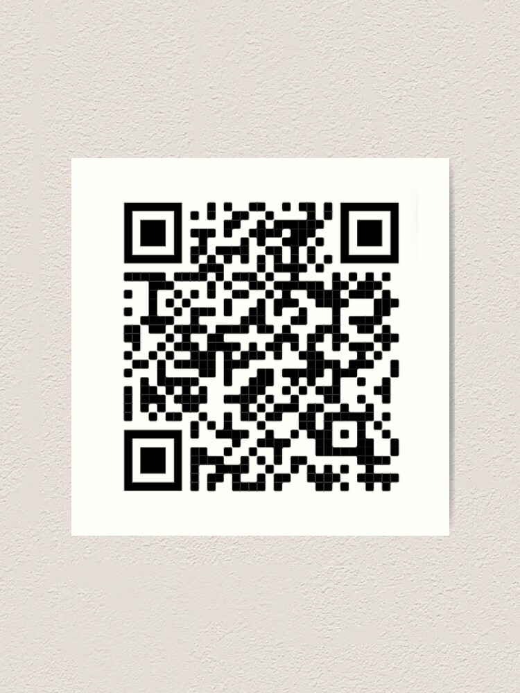 "OH HELLO THERE QR code Sticker" Art Print for Sale by TotalBubble ...