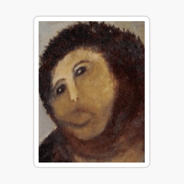 "Monkey Jesus Monkey Christ Classic " Sticker for Sale by sedammodicl ...