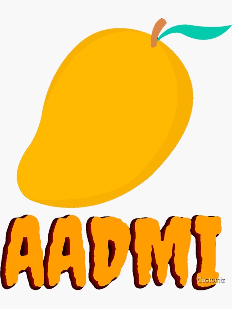 "Aam Aadmi" Sticker by Customiz | Redbubble