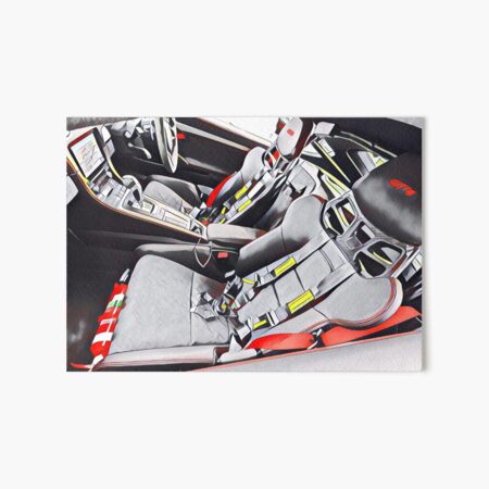 "Porsche Race Car GT4 Graphic" Art Board Print by ExoticGraphics ...