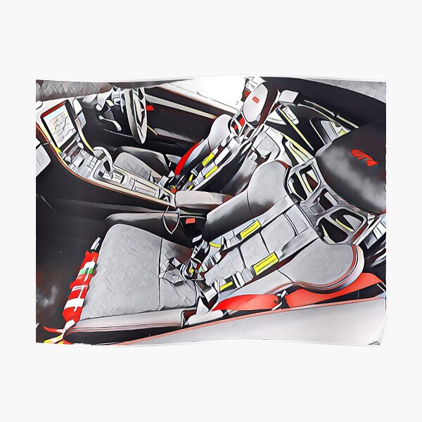 "Porsche Race Car GT4 Graphic" Poster for Sale by ExoticGraphics ...