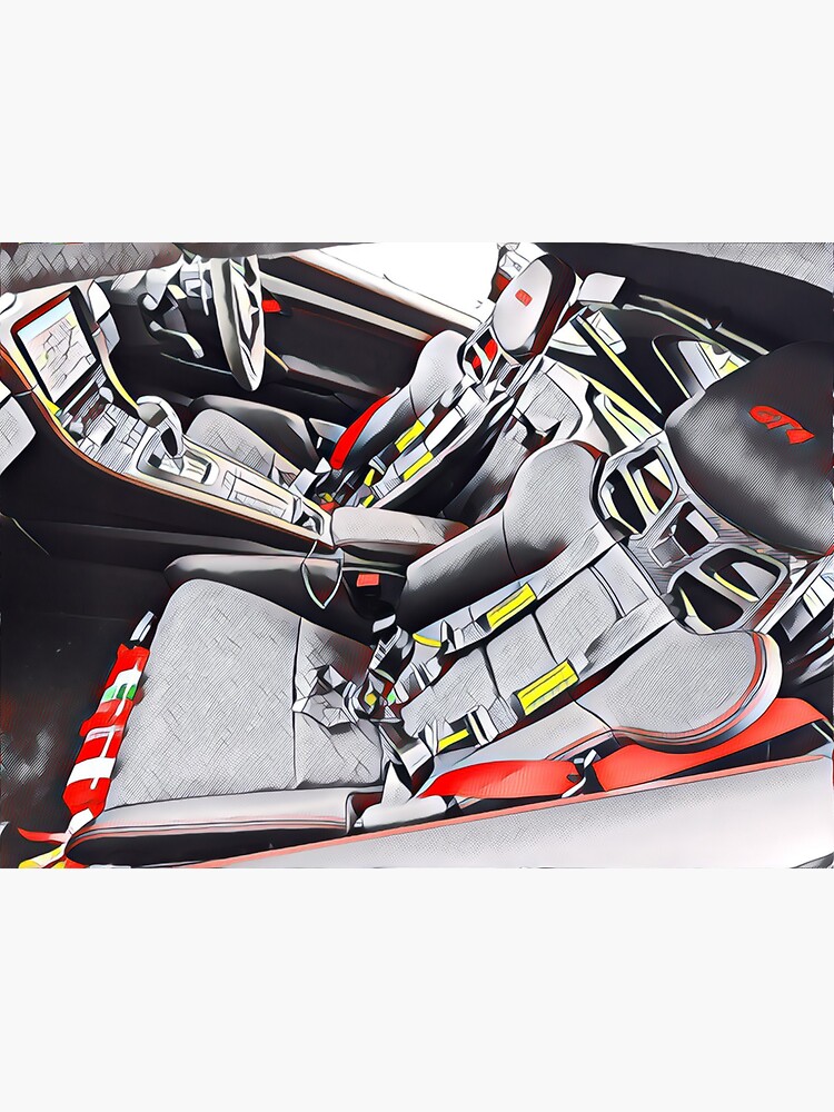 "Porsche Race Car GT4 Graphic" Sticker by ExoticGraphics | Redbubble