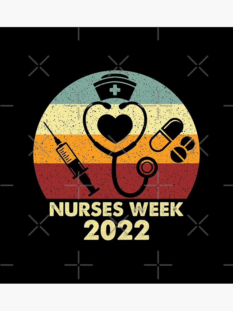"Retro Nurses Week 2022" Art Print for Sale by James-Apinardo | Redbubble