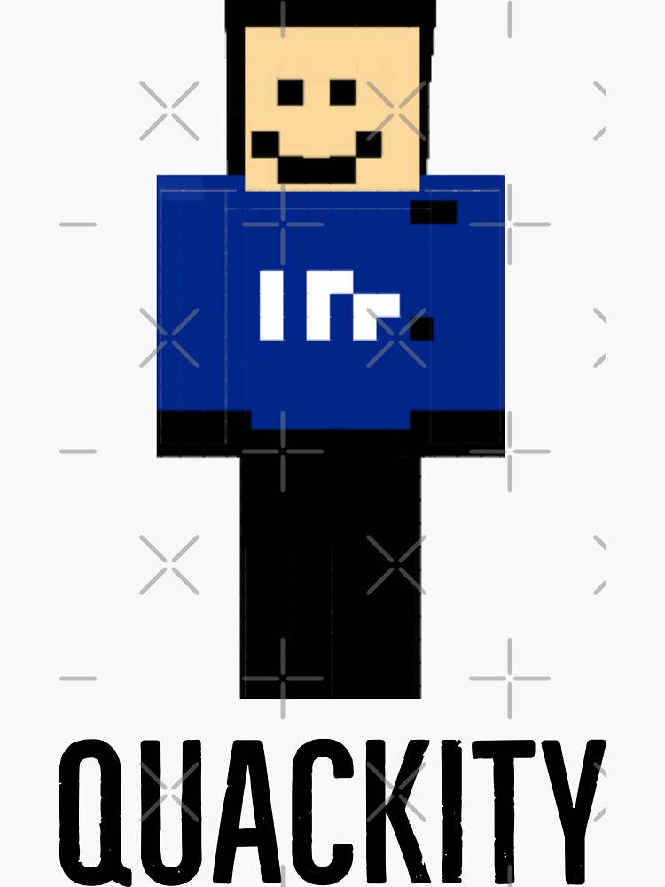 " quackity minecraft " Sticker by bestizeyy | Redbubble