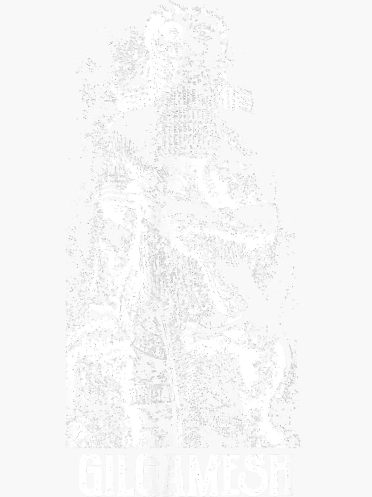 "Gilgamesh King Hero Sculpture Ancient Mesopotamia" Sticker by ...