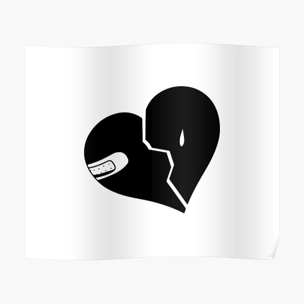 "Aesthetic Vintage Retro Love Broken Heart" Poster for Sale by Worldthings | Redbubble