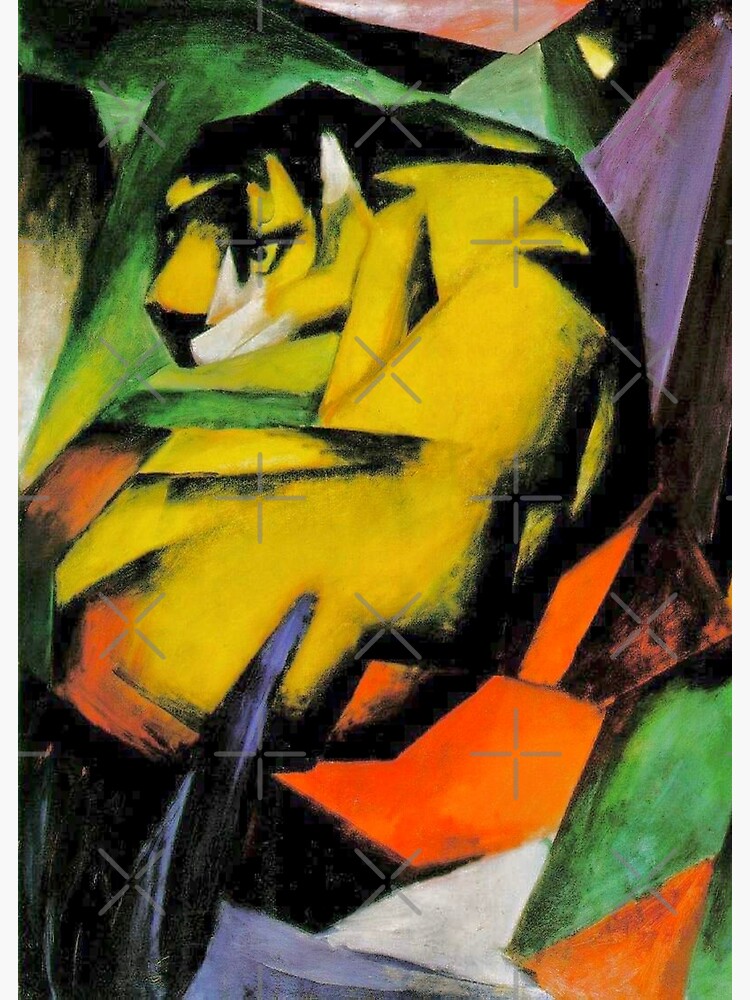 "Tiger by Franz Marc" Poster for Sale by yoloforever | Redbubble