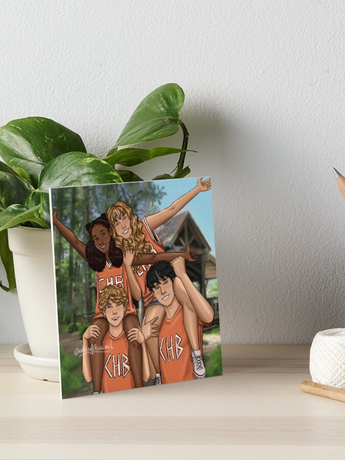 "Percy Jackson Book and Show Percabeth" Art Board Print for Sale by ...