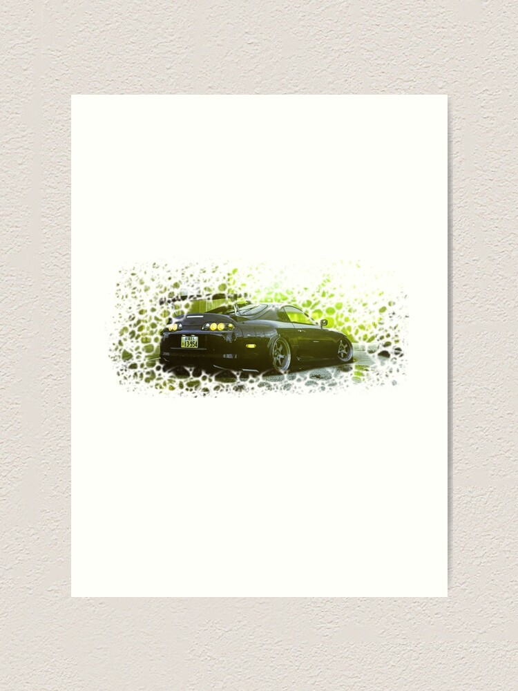 "supra mk4 jdm 2jz" Art Print for Sale by MuscleCarLove | Redbubble