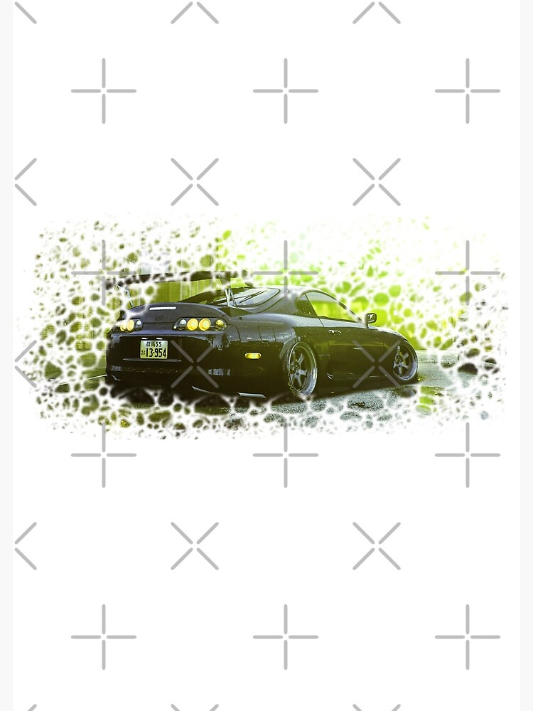 "supra mk4 jdm 2jz" Art Print for Sale by MuscleCarLove | Redbubble