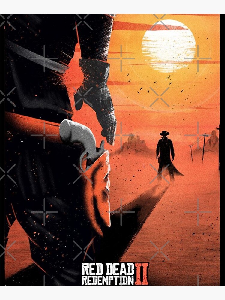 "Red dead redemption 2, design for RDR2" Sticker by Hafid8 | Redbubble