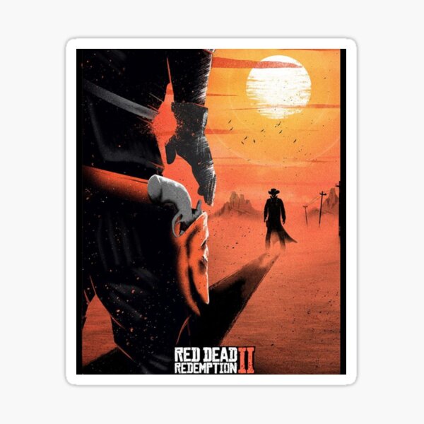 "Red dead redemption 2, design for RDR2" Sticker by Hafid8 | Redbubble