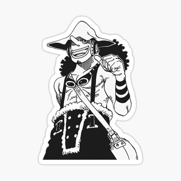 "Usopp one piece" Sticker for Sale by SisterBecker | Redbubble