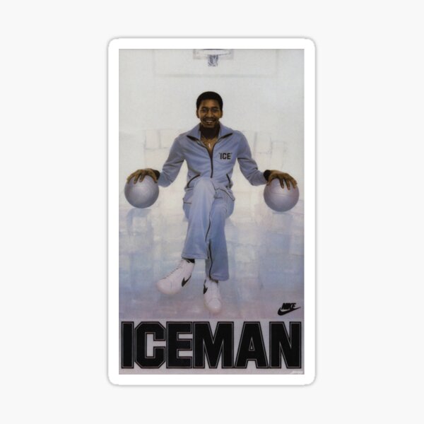 "ICEMAN Poster" Sticker for Sale by donnarodrig | Redbubble