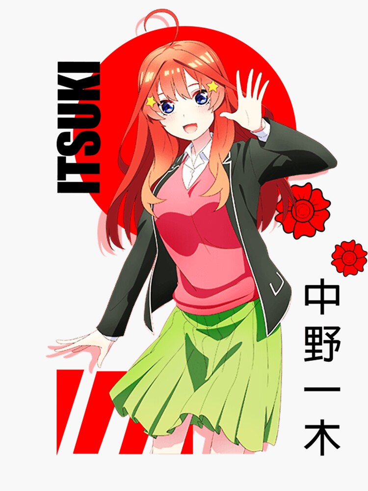 "Itsuki Nakano,The Quintessential Quintuplets, Anime Waifu, 5-toubun no ...