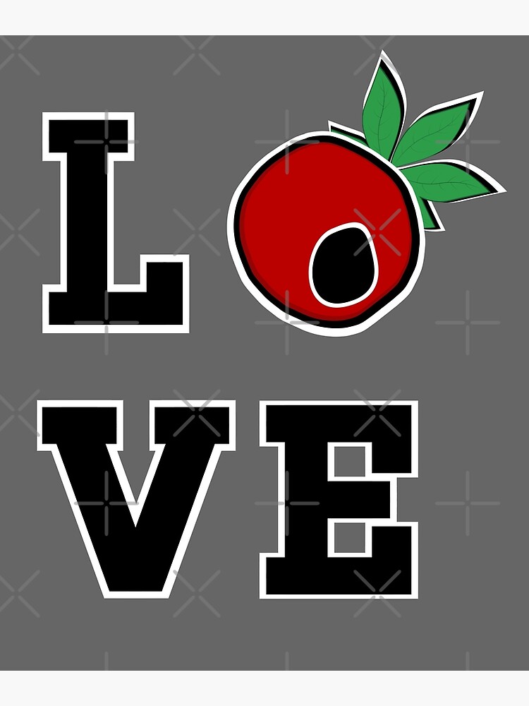 "Varsity Love Ohio Buckeyes" Poster for Sale by krissy43231 | Redbubble