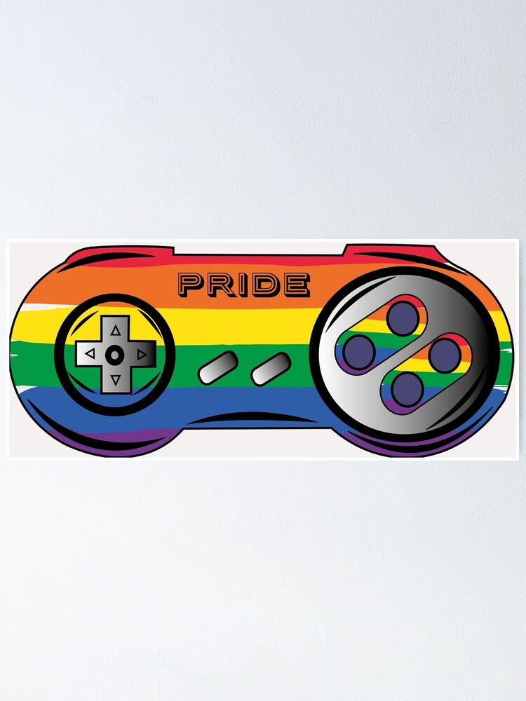 "CONTROL PRIDE - Ally Pride Flag Gamer" Poster for Sale by ...