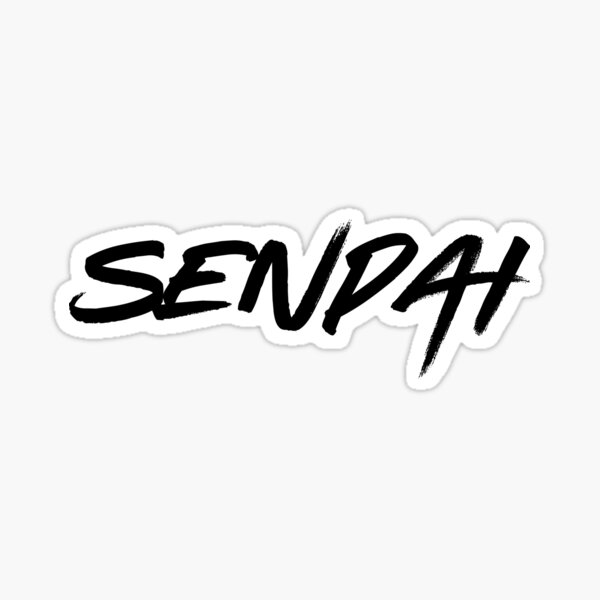 "Senpai logo" Sticker for Sale by Simplement000 | Redbubble