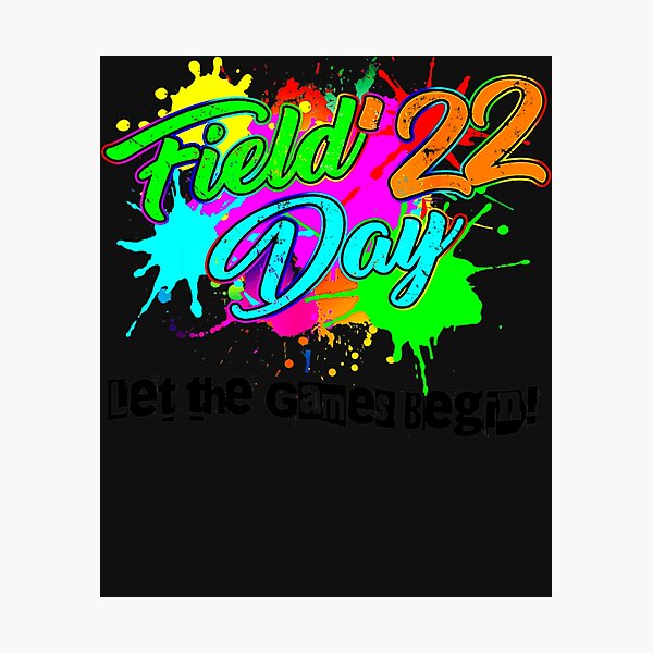 Lámina fotográfica «Field Day 2022 Que comiencen los juegos Niños Niños ...
