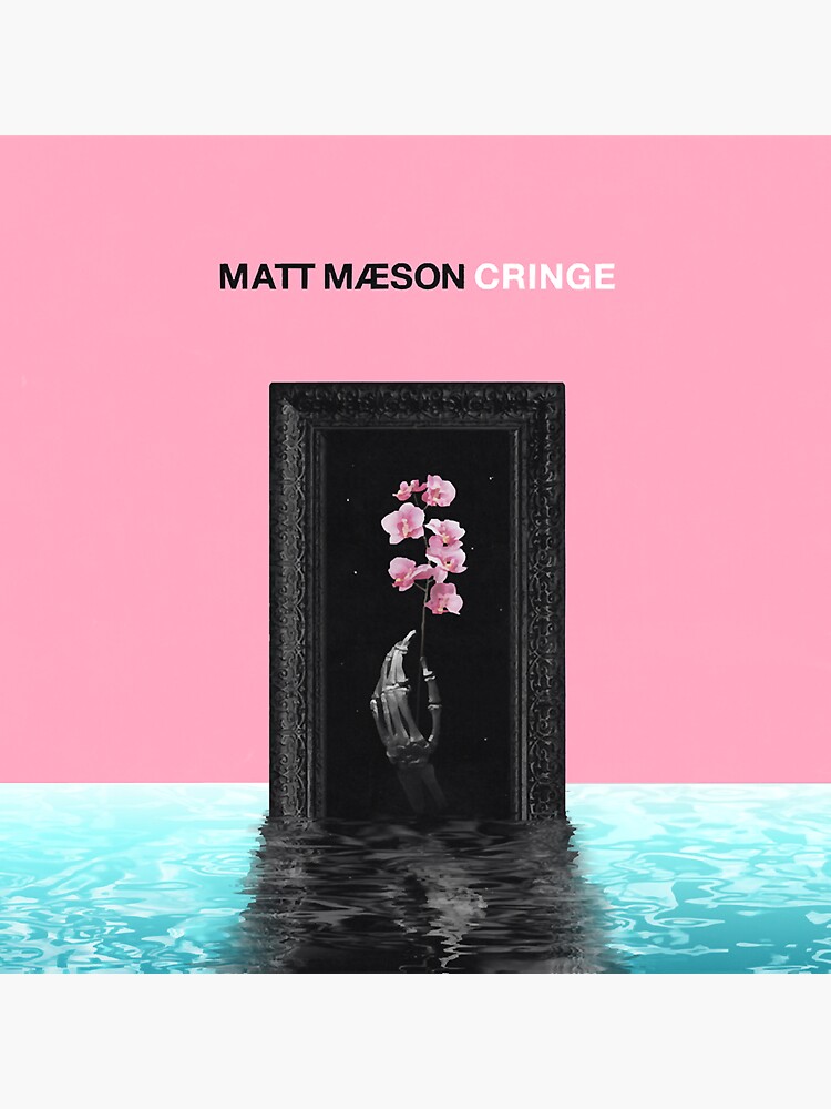 "Matt Maeson Cringe Logo Band " Sticker for Sale by polahowidrigs ...