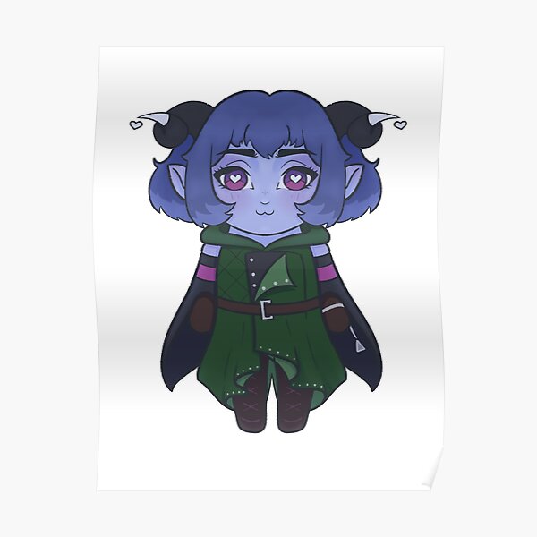 "Jester Lavorre Chibi" Poster for Sale by baggedmilkart | Redbubble
