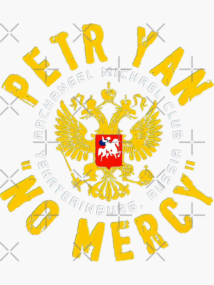 "Best Petr Yan Petr No Mercy Yan Gift" Sticker by ralphcwzmiriam ...